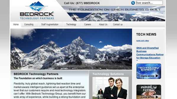 CaseStudy:Bedrock Technology - Website Programming & Design servicing ...